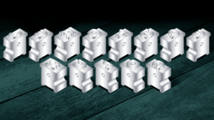 Download another cool and eclectic GAUTFONT Leadtype Nuloc